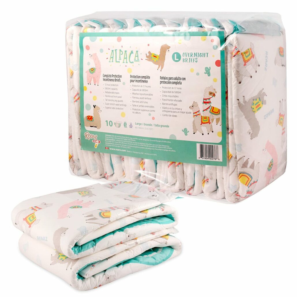 Alpaca Night time Diapers - Littles Downunder