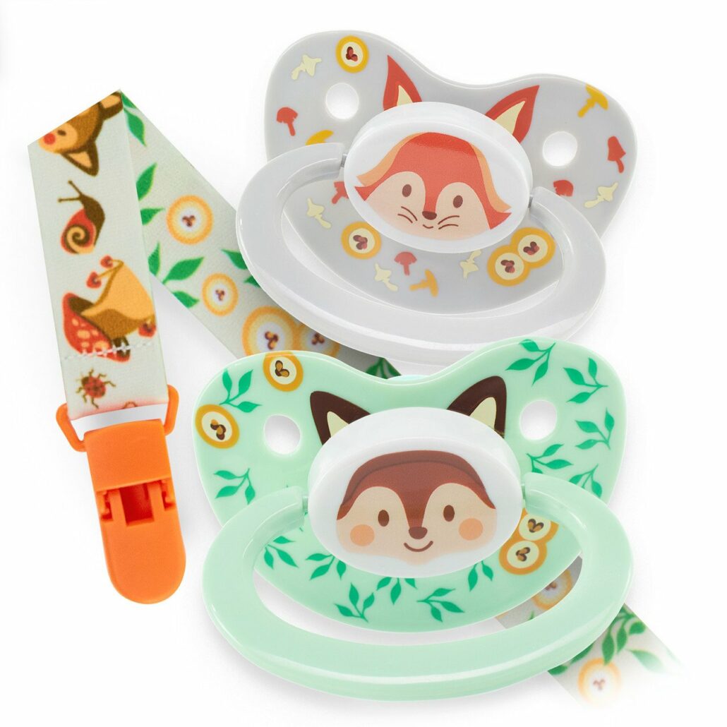 Woodland Pacifier Set - Littles Downunder