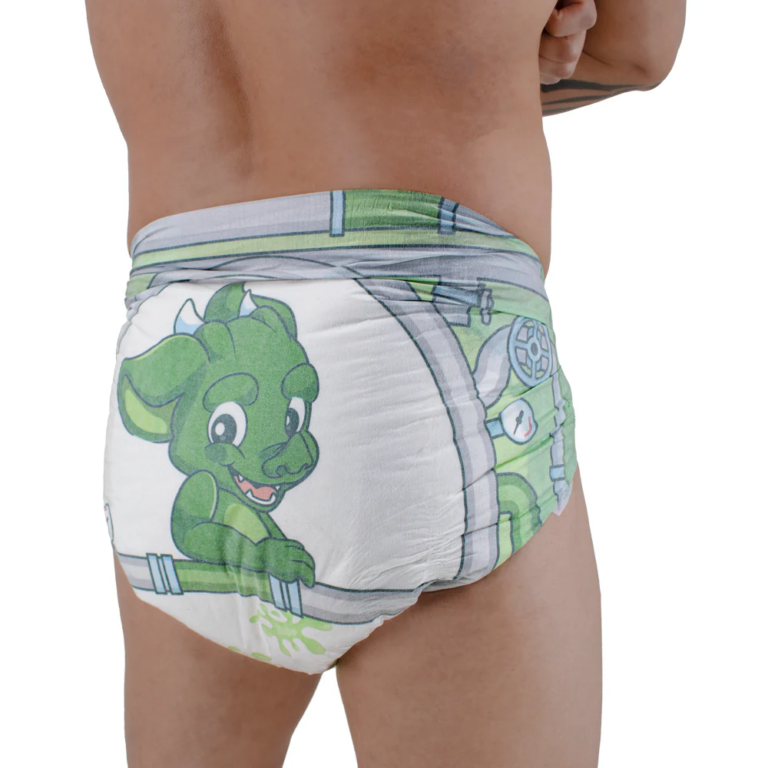 Potty Monsters Adult Nappies - Littles Downunder